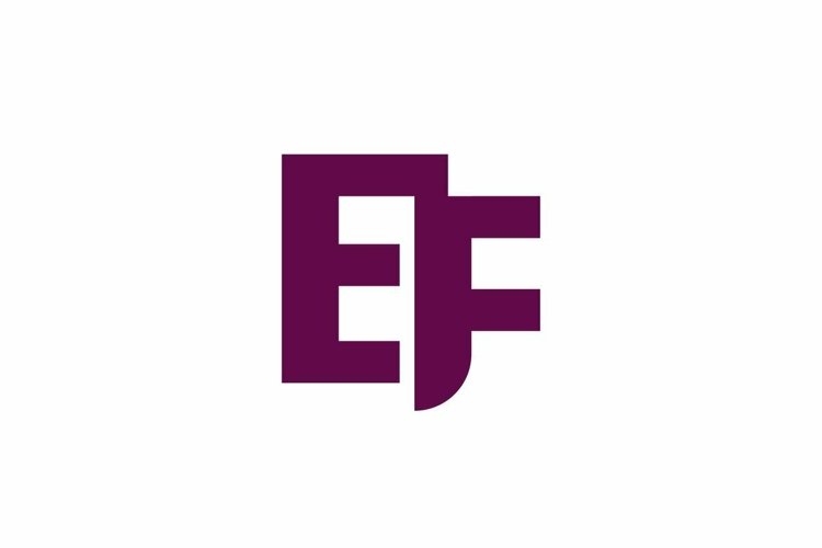EF logo design vector template (3726750)