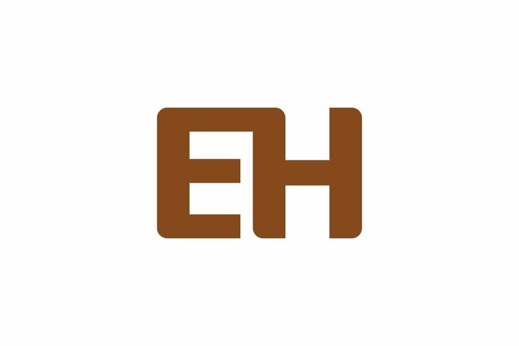 EH logo design vector template (3726824)