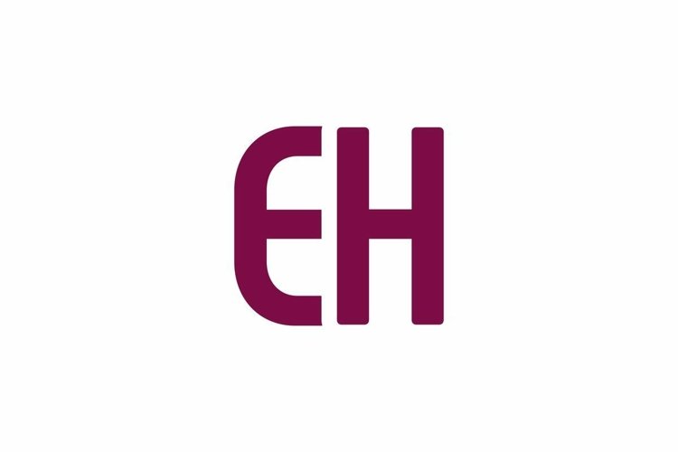 EH logo design vector template (3726831)