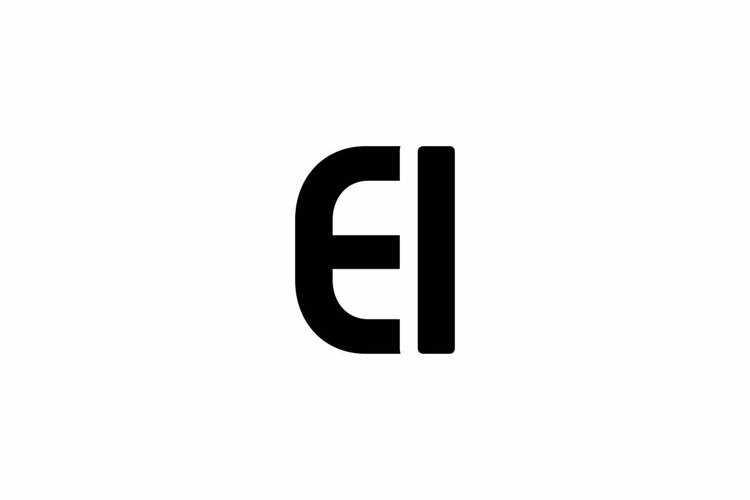 EI logo design vector template (3726868)