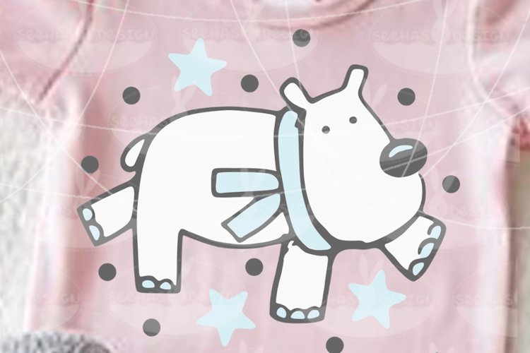 Ice bear SVG DXF Cutting File