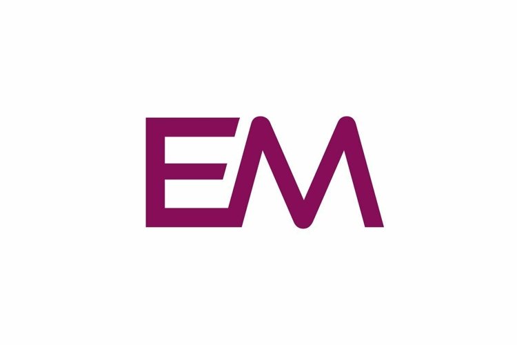 EM logo design vector template (3727253)