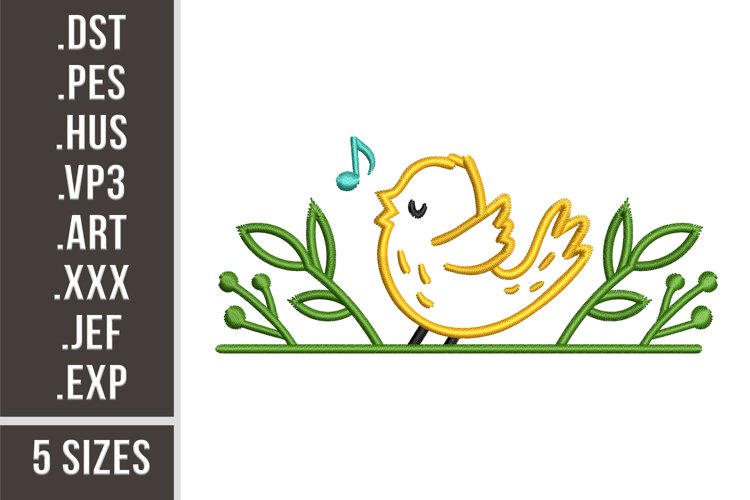 Singing Bird | Baby Embroidery