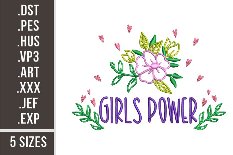 Girls Power | Feminism Embroidery