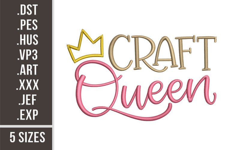 Craft Queen | Embroidery Design