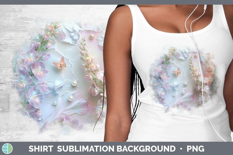 Enchanted Flowers 3D Snapdragon Shirt Sublimation Sublimatio