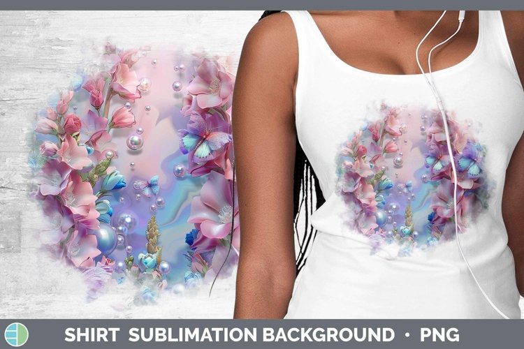 Enchanted Flowers 3D Snapdragon Shirt Sublimation Sublimatio