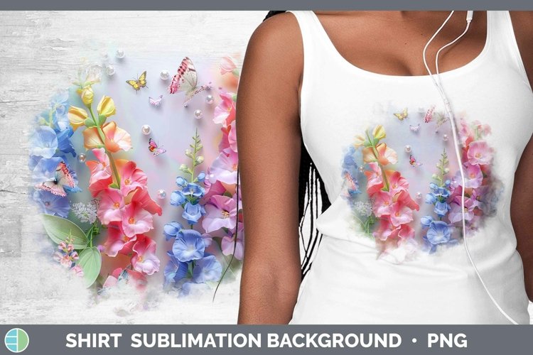 Enchanted Flowers 3D Snapdragon Shirt Sublimation Sublimatio