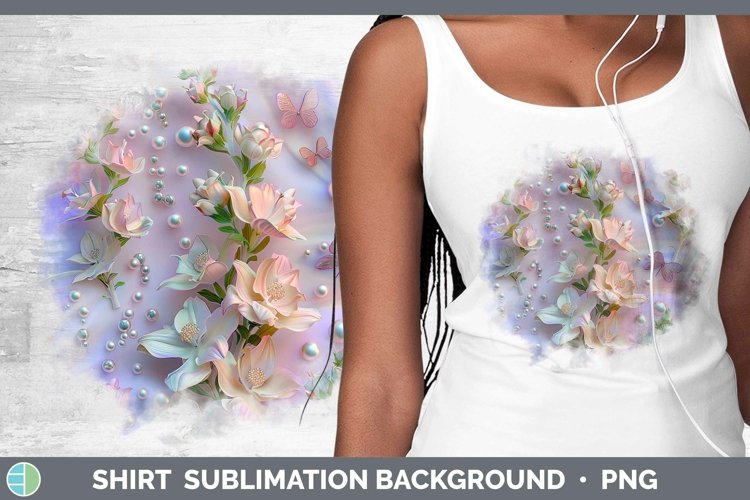 Enchanted Flowers 3D Snapdragon Shirt Sublimation Sublimatio