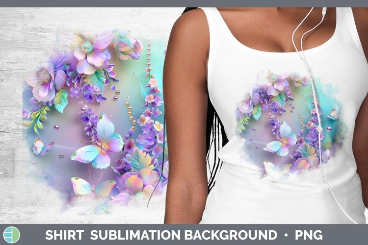 Enchanted Flowers 3D Snapdragon Shirt Sublimation Sublimatio