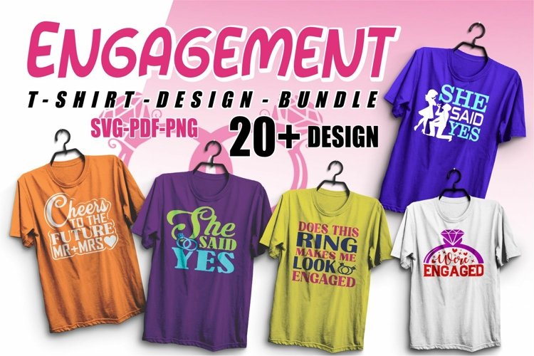 Engagement Sublimation SVG Bundle | Engagement SVG T Shirt B (2176872 ...