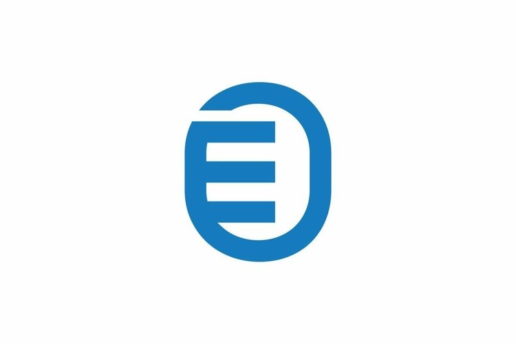 EO OE logo design vector template (3732458)