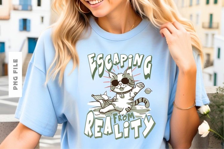 Escaping From Reality T shirt Design
