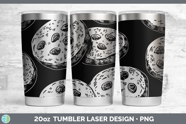 Etch Cookies Laser 20oz Tumbler Sublimation Tumbler Designs