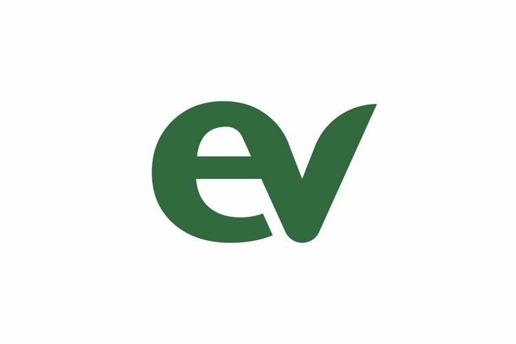 EV Logo design vector template (3732568)