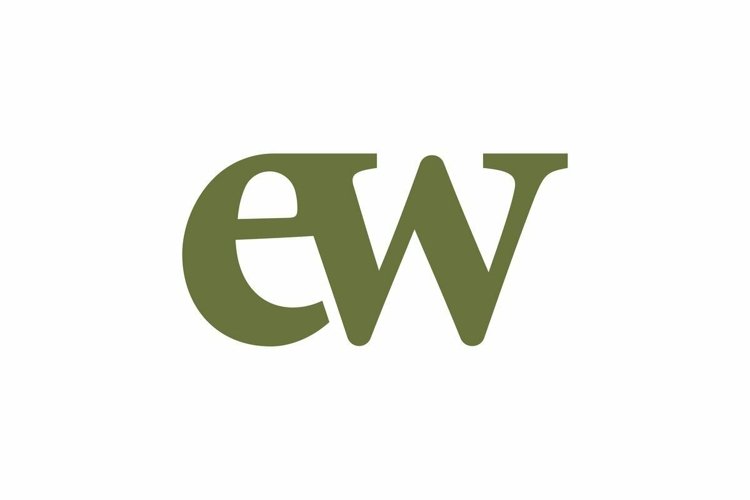 EW logo design vector template (3737507)