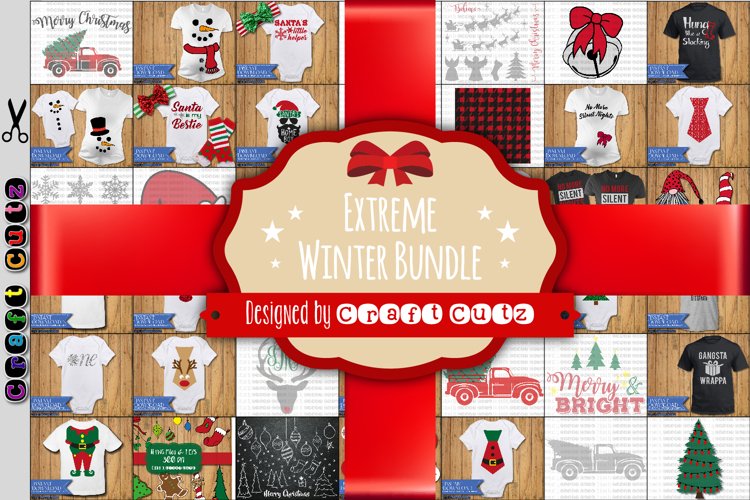 Extreme Winter Bundle, Huge Christmas Bundle, Cut (2291801)