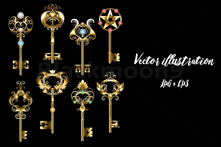Set of Gold Keys