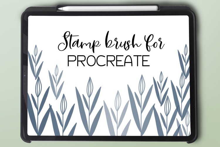 Leaf Stamp Brush - Procreate Brush