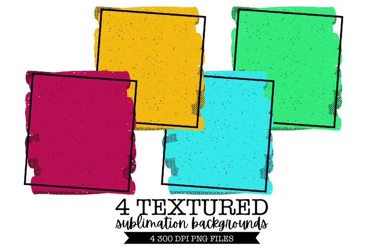 4 Textured Backgrounds - Sublimation Background