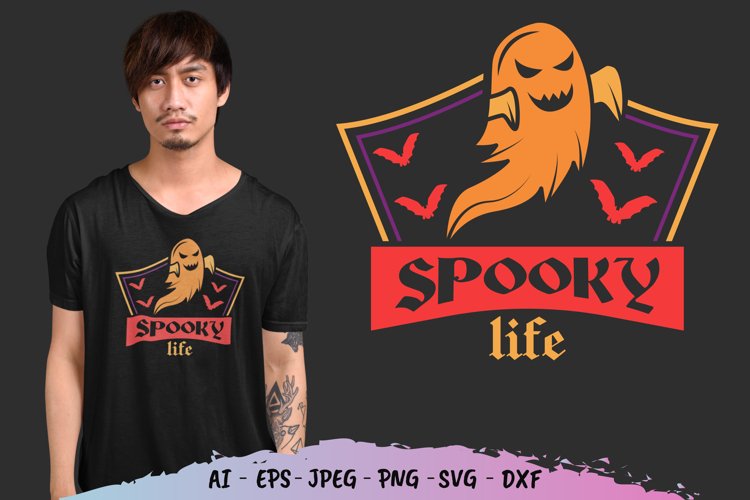 Spooky Life Hand Lettering SVG