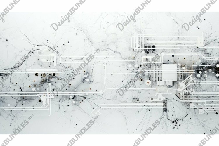 boards technology abstract white background