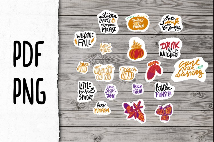 Fall stickers bundle (1503989)