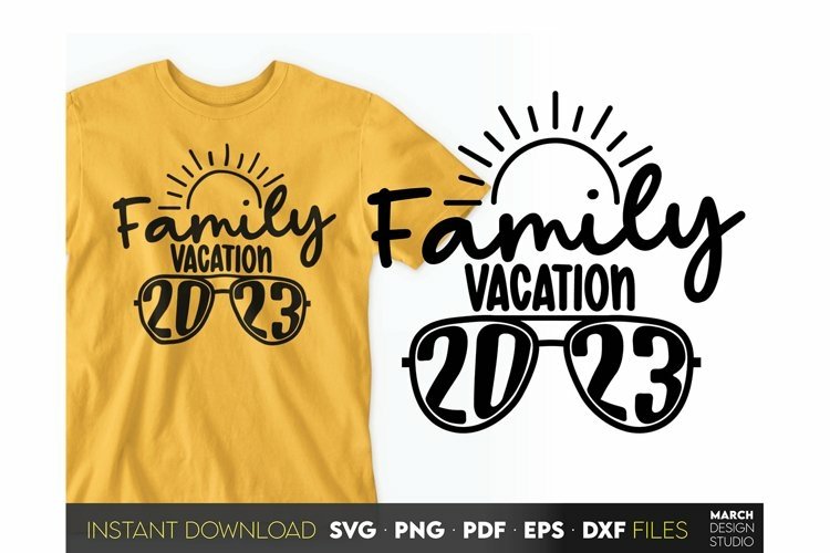 Family Vacation 2023, family trip matching shirts, summer