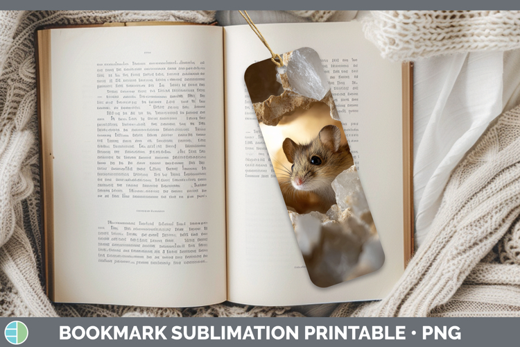 Farm Geode Mouse Bookmark Sublimation Printable Designs
