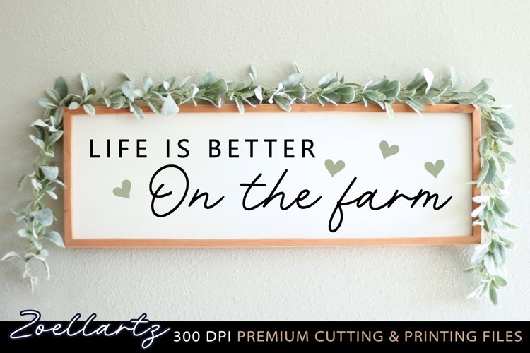 Farmhouse Sign SVG Farm Life Home Sign SVG Farmhouse Quotes