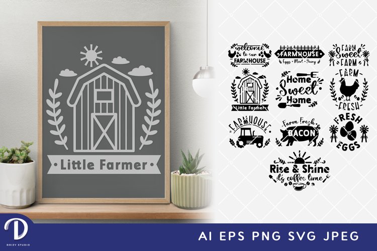 Farmhouse Quotes SVG Bundle - Farmhouse SVG