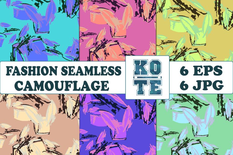 6 Seamless Fashion Camouflage (2008557)