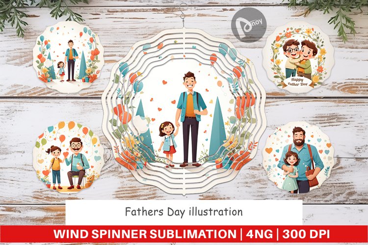 Wind Spinner | Sublimation Spinner Design