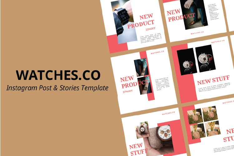 Watches.co - Instagram Template