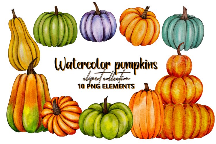 Watercolor halloween pumpkin png, Halloween Pumpkin Clipart