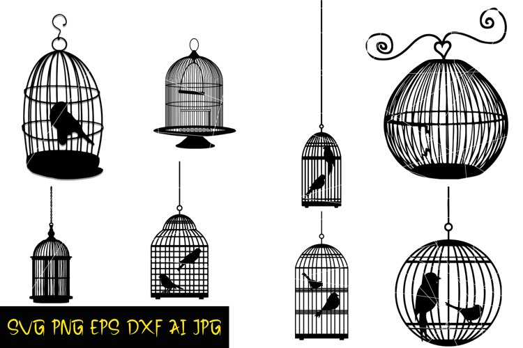 Bird Cage SVG, Bird Cage Bundle, Bird Cage Digital images