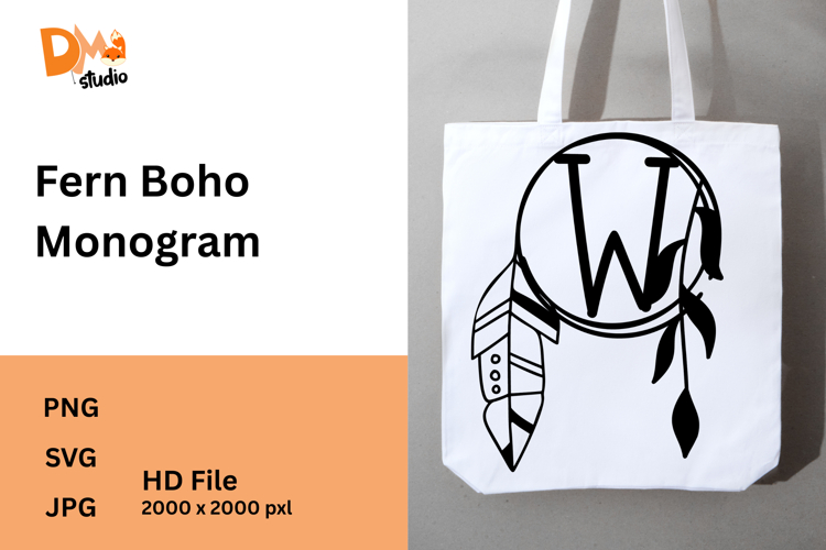 Fern Boho Monogram (5846321)