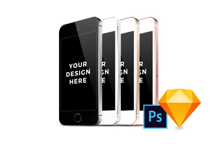 32x iPhone SE Mockups