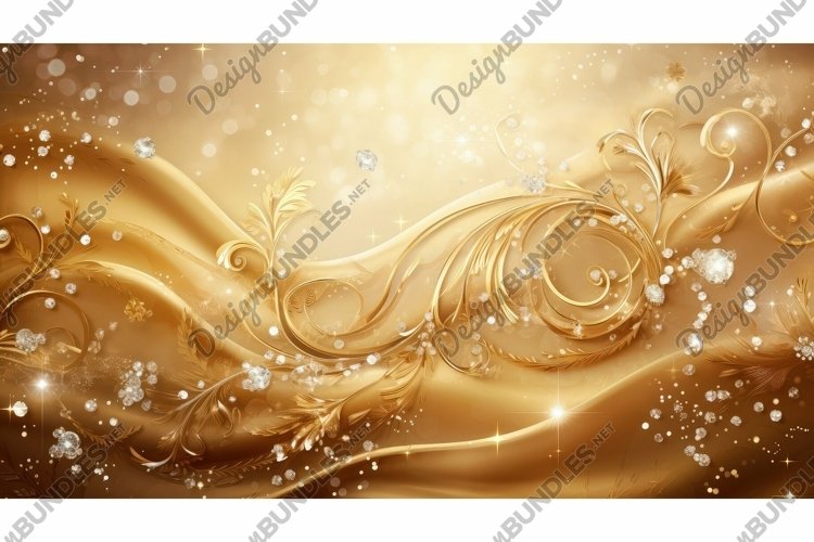 extravagant golden luxury background (4183794)
