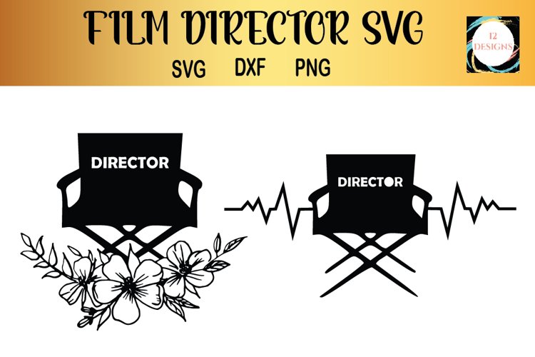 Film director designer career svg