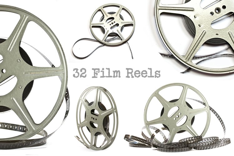 Film Reel Hollywood Retro Tape Film Collection