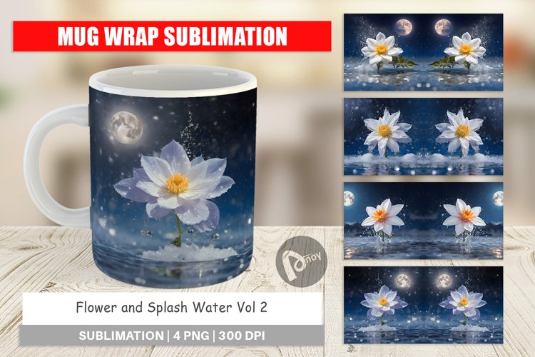 Mug sublimation background