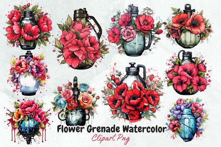 Grenade Clipart | Design Bundles