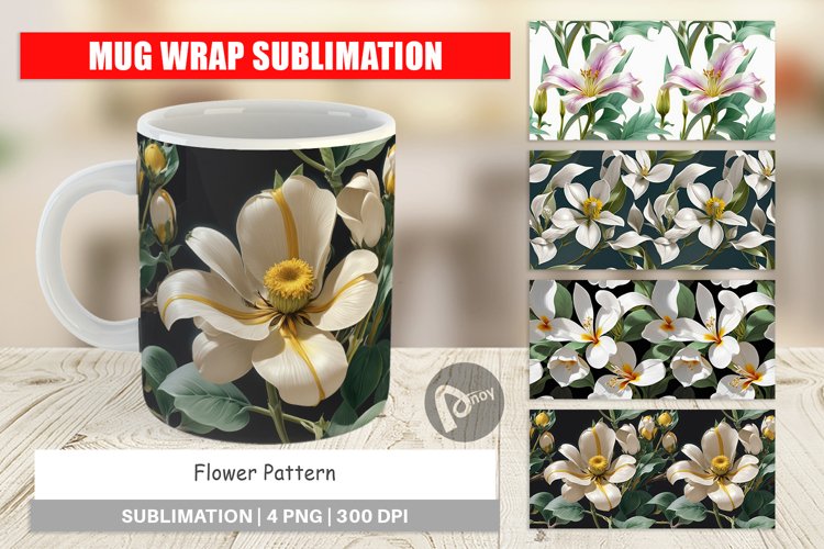 Mug sublimation background