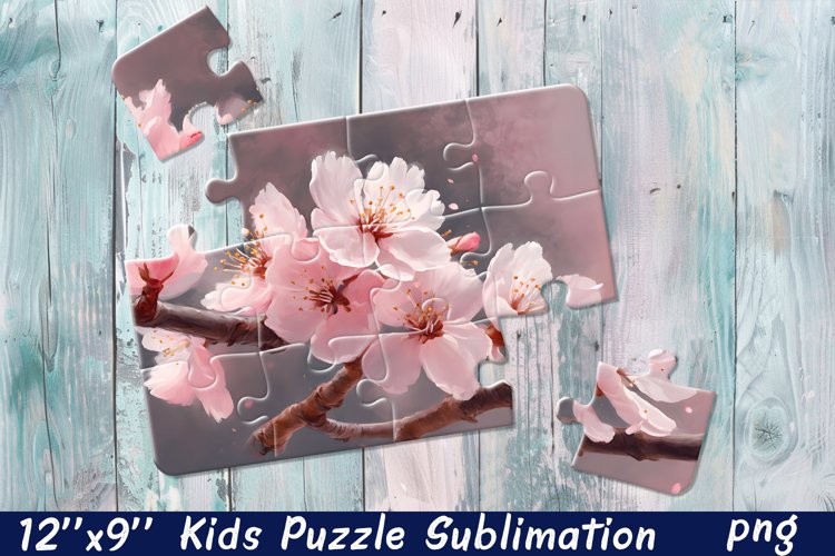 Fowers| Summer Flower Sublimation Puzzle (4077227)