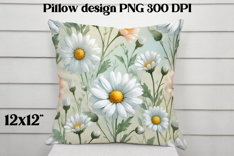 Flower pattern pillow design | Flower digital paper