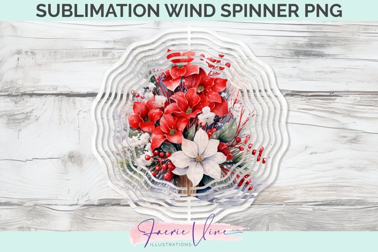 Flowers Sublimation Wind Spinner (2992387)