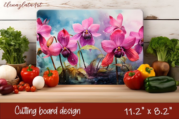 Flowers Cutting Board Design. Tropical (5058640)