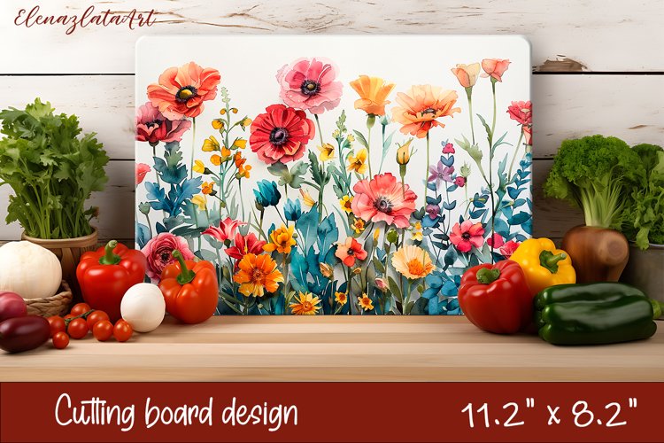 Flowers Cutting Board Design. Tropical (5058735)