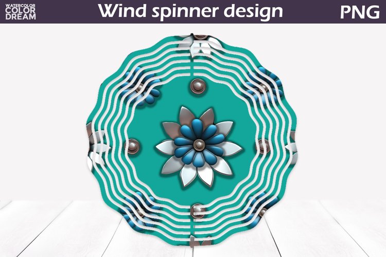 Flowers Wind Spinner | 3d Flowers Wind Spinner (3378421)